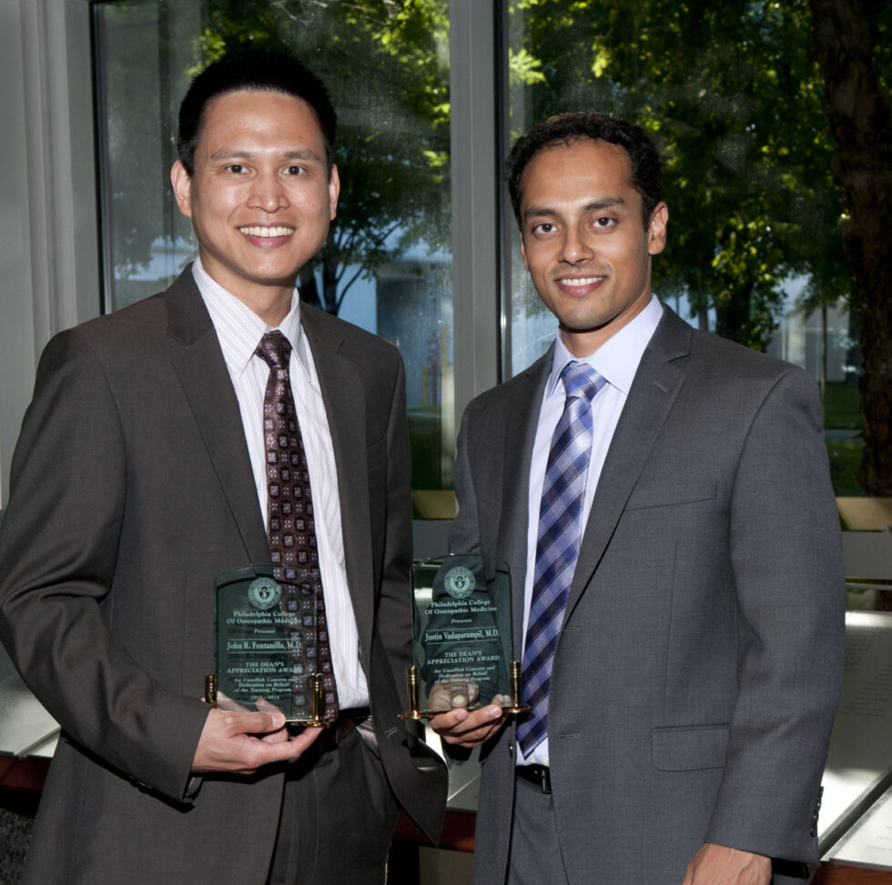 Dr. Fontanilla and Dr. Vadaparampil receive Dean’s Appreciation Award ...